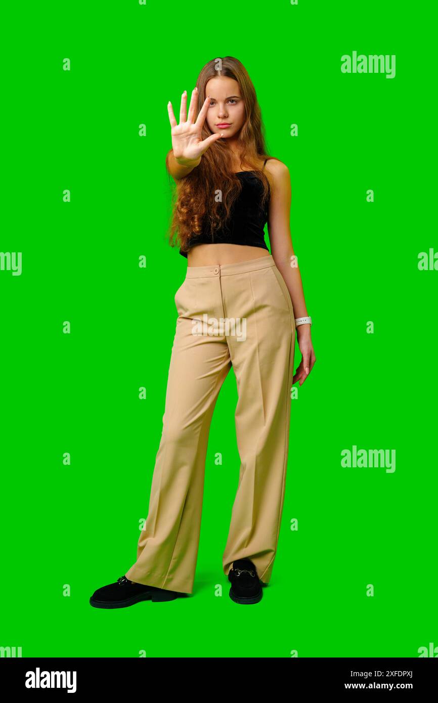 Stop gesture potential hi-res stock photography and images - Alamy