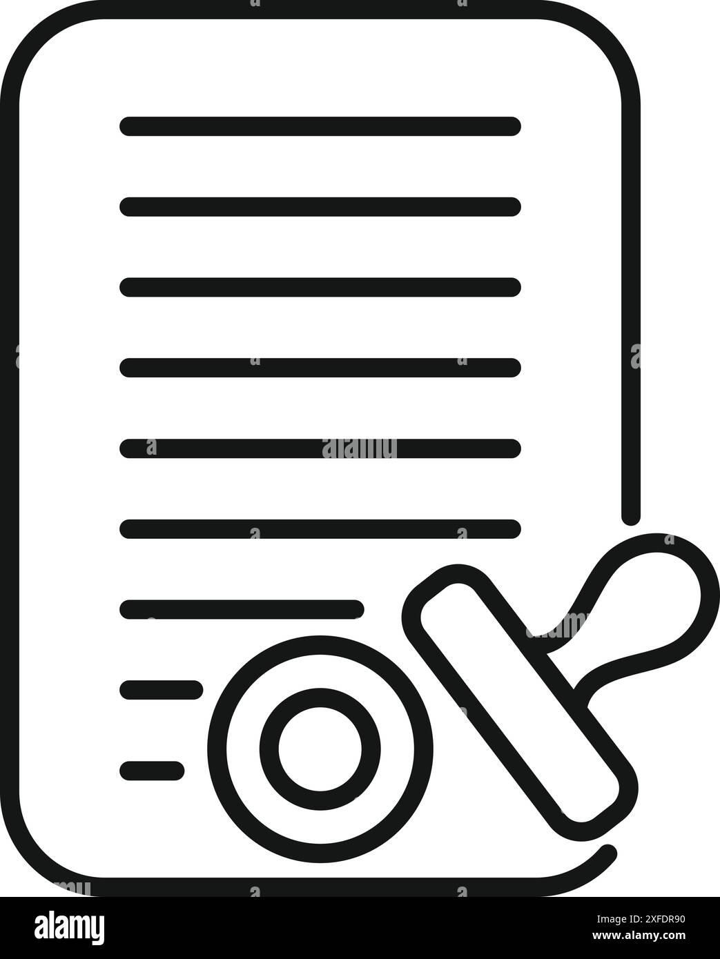 Notary public is approving a document by placing a stamp on it Stock ...