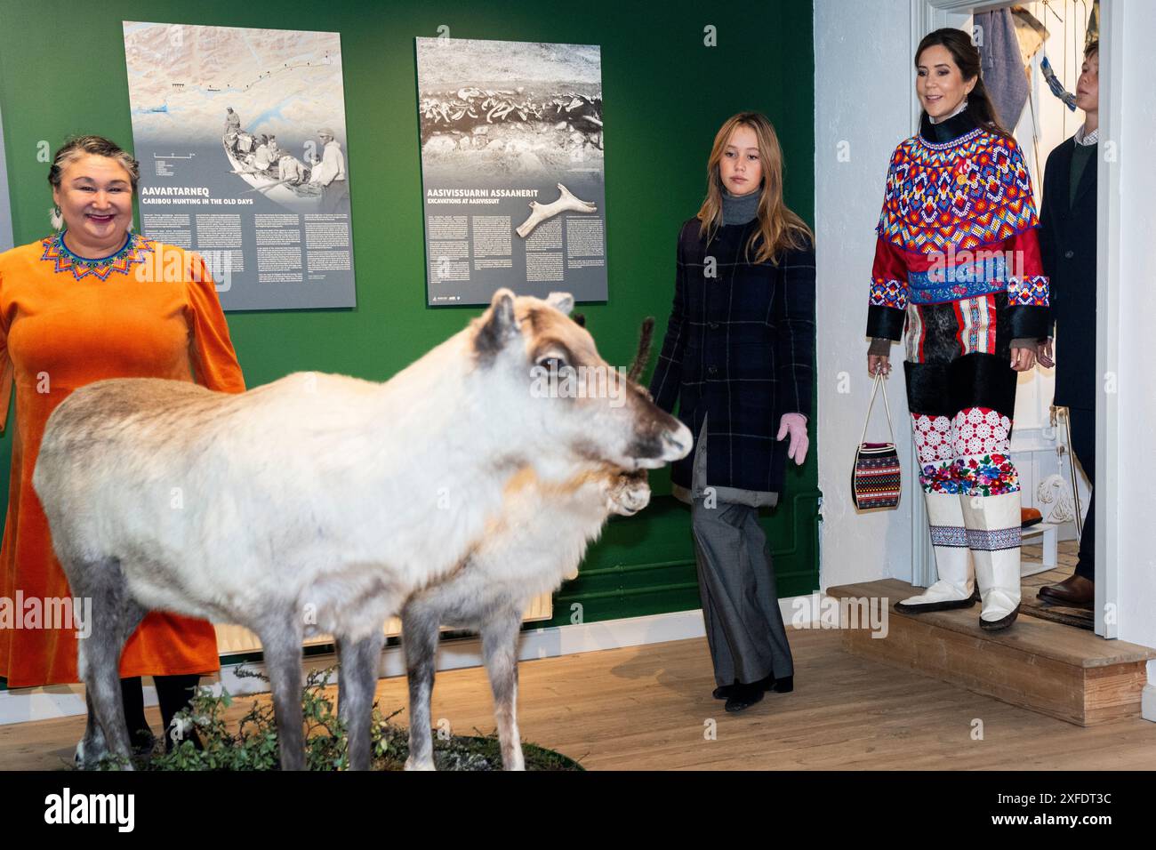 Princess Josephine, Queen Mary and Prince Vincent during a visit to the ...