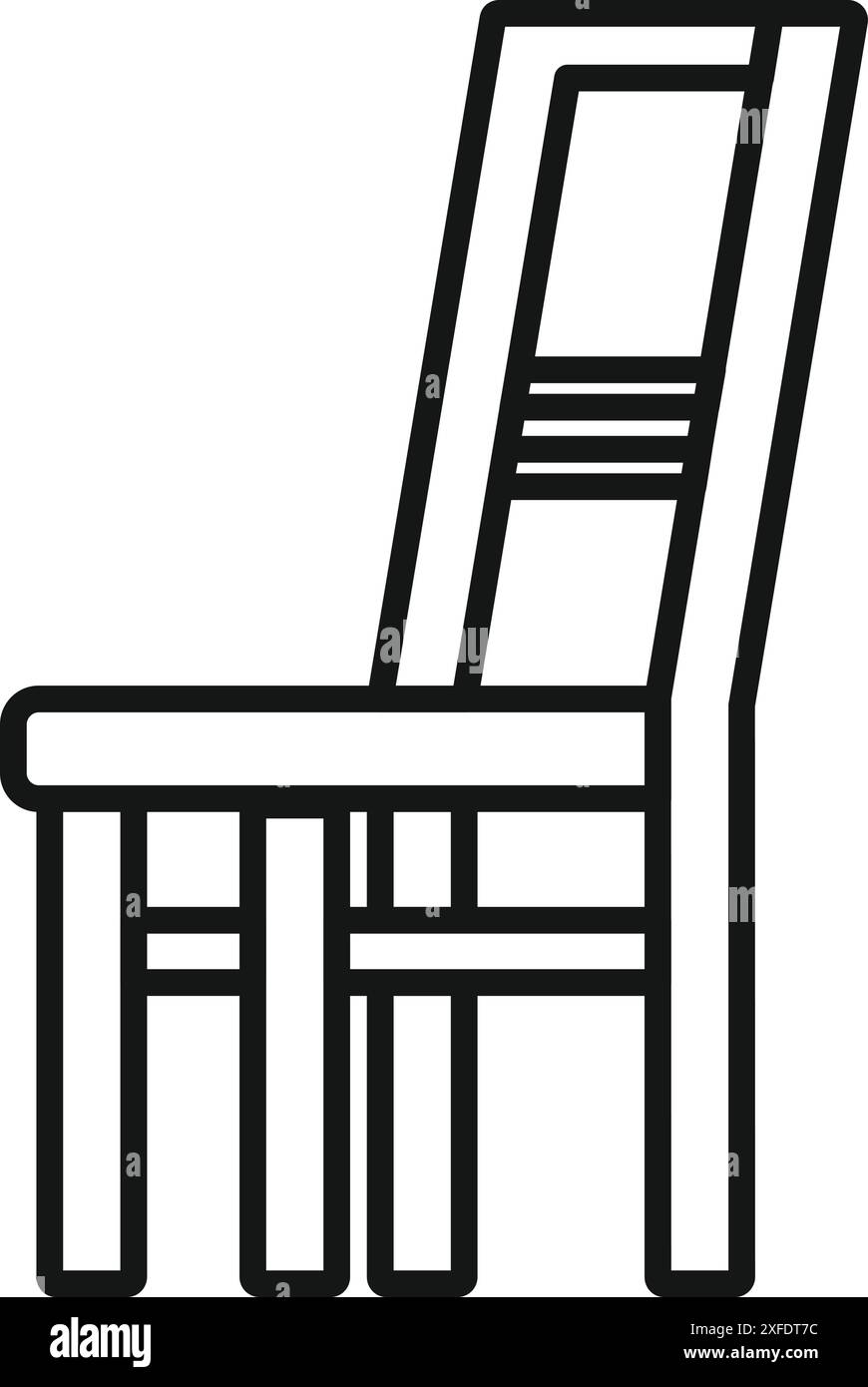 Simple chair with wooden texture representing relaxing lifestyle Stock ...