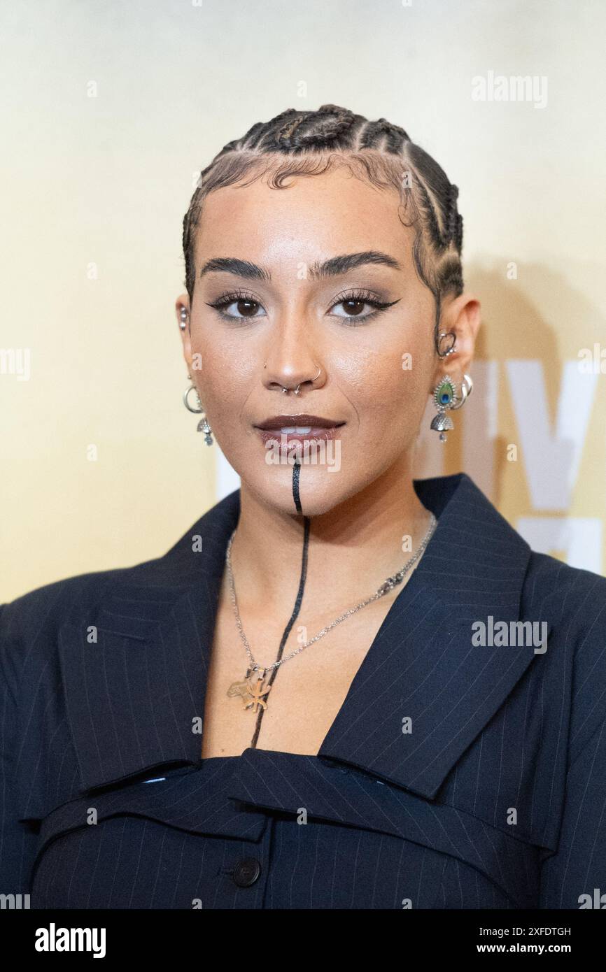 Paris, France. 02nd July, 2024. Narya attending the Nouvelle Ecole ...