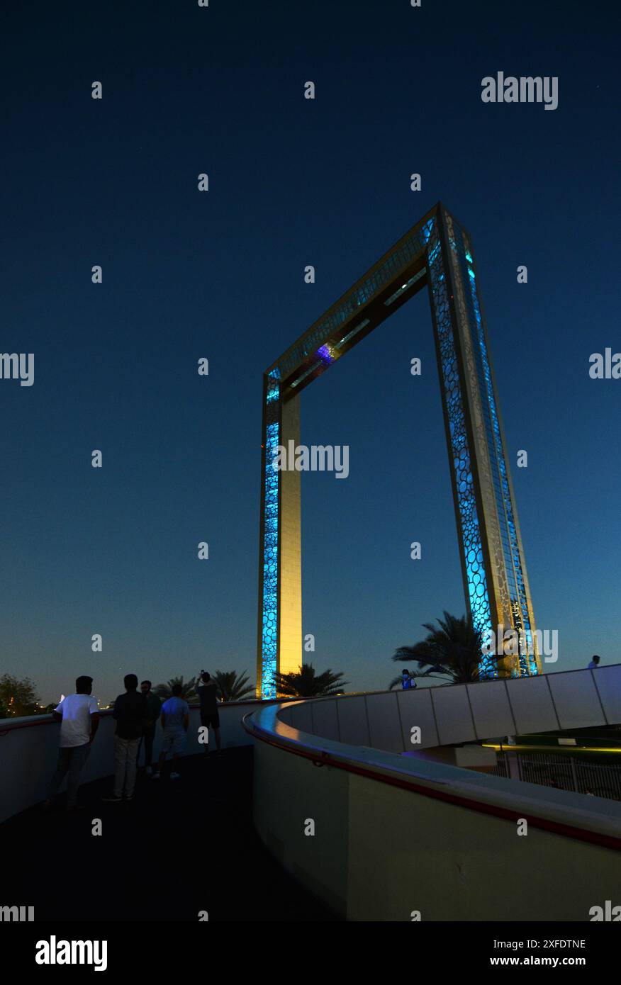 The iconic Dubai Frame building in Dubai, UAE Stock Photo - Alamy
