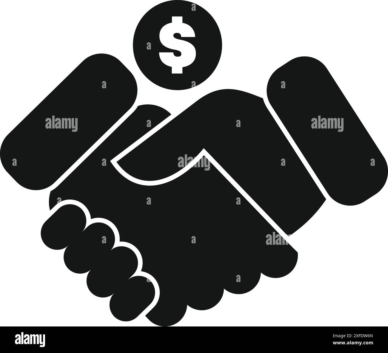 Business handshake above Black and White Stock Photos & Images - Alamy
