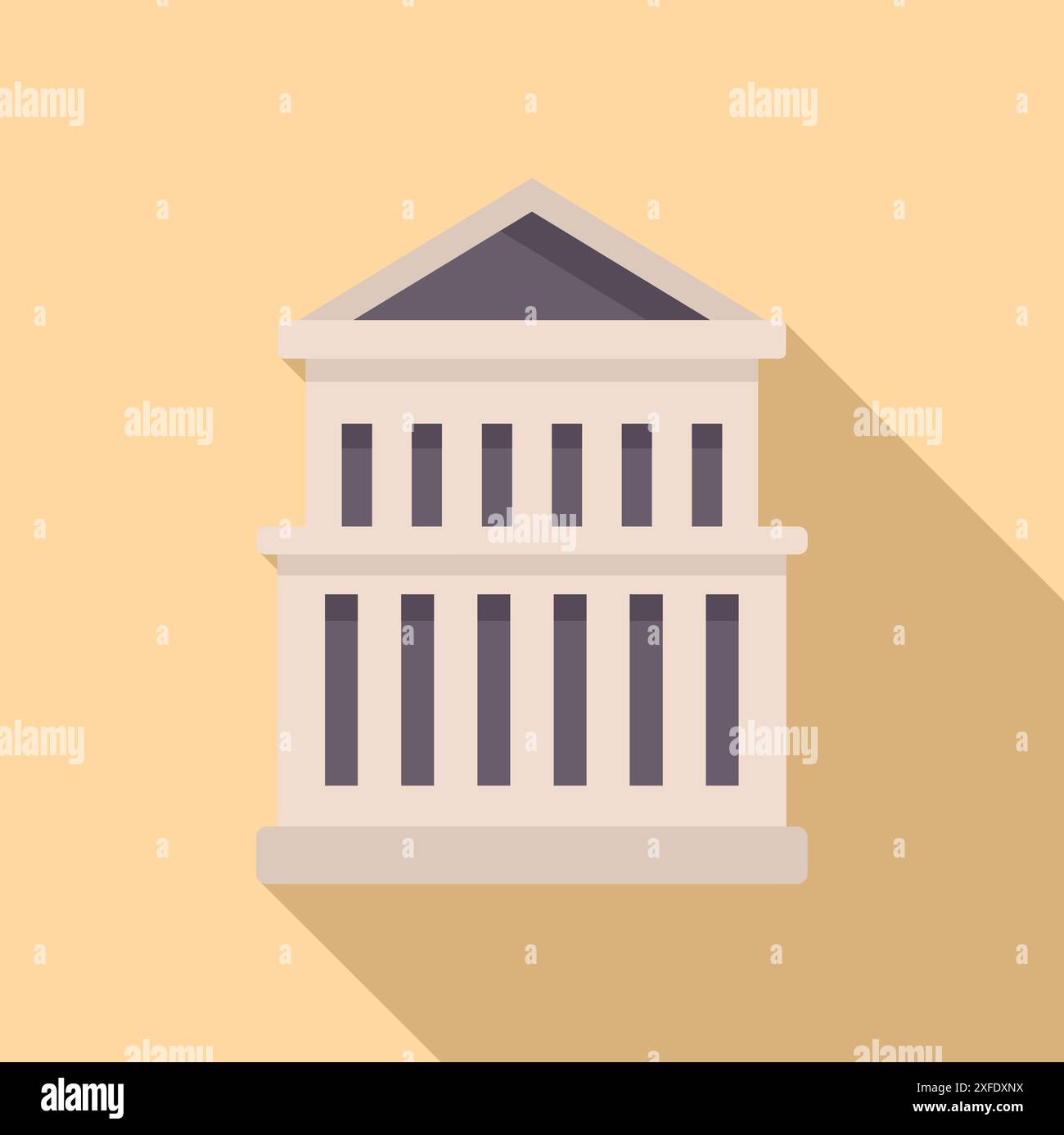 Classic government building with columns is representing democracy and ...