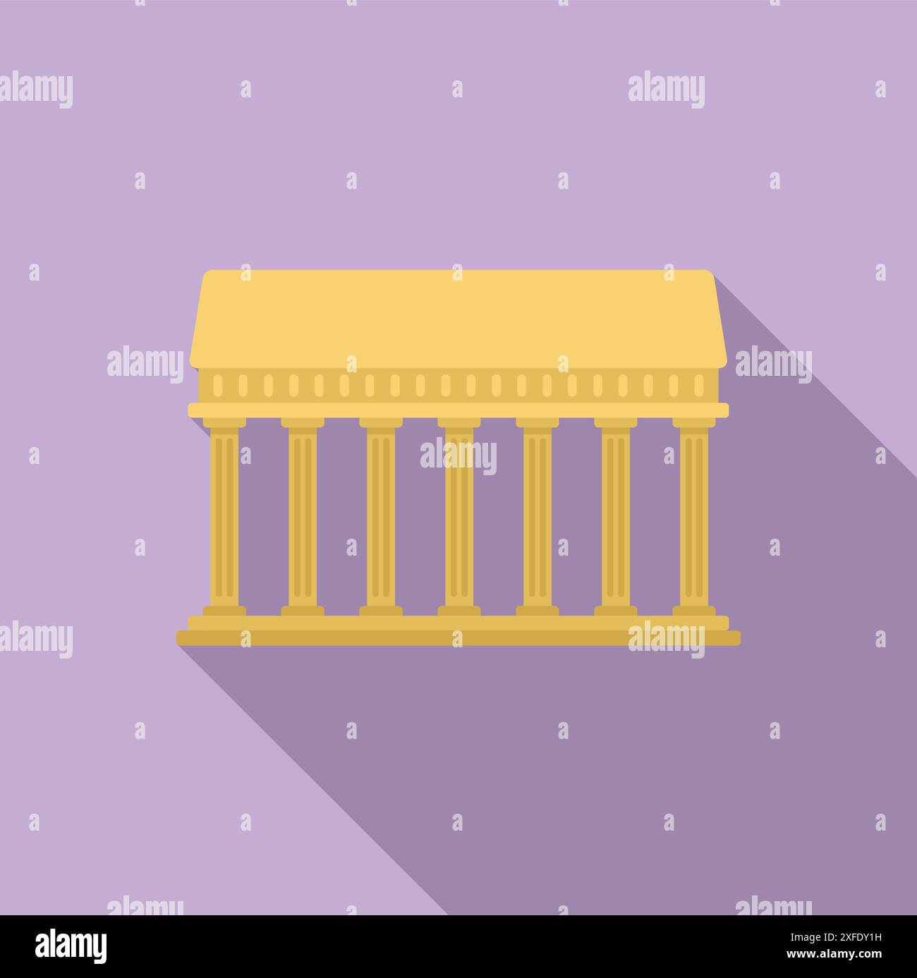 Greece columns building representing ancient greek architecture and ...
