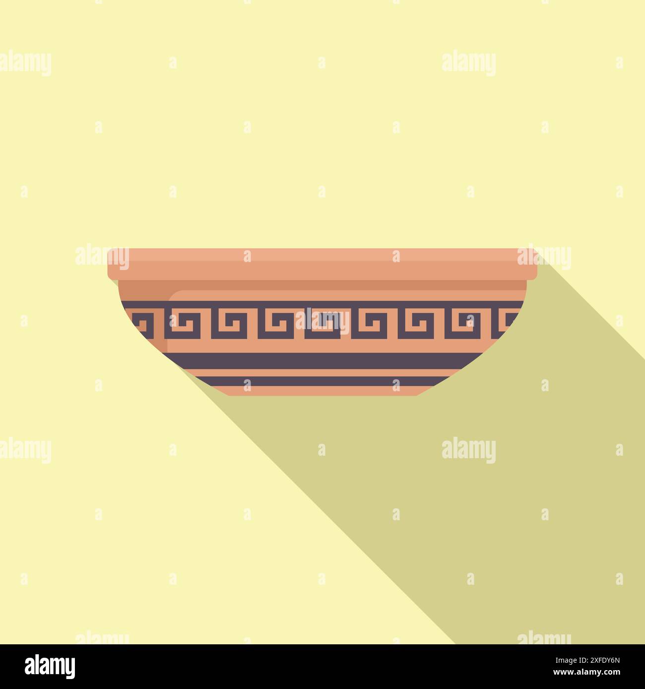 Traditional greek terracotta pottery Stock Vector Images - Alamy