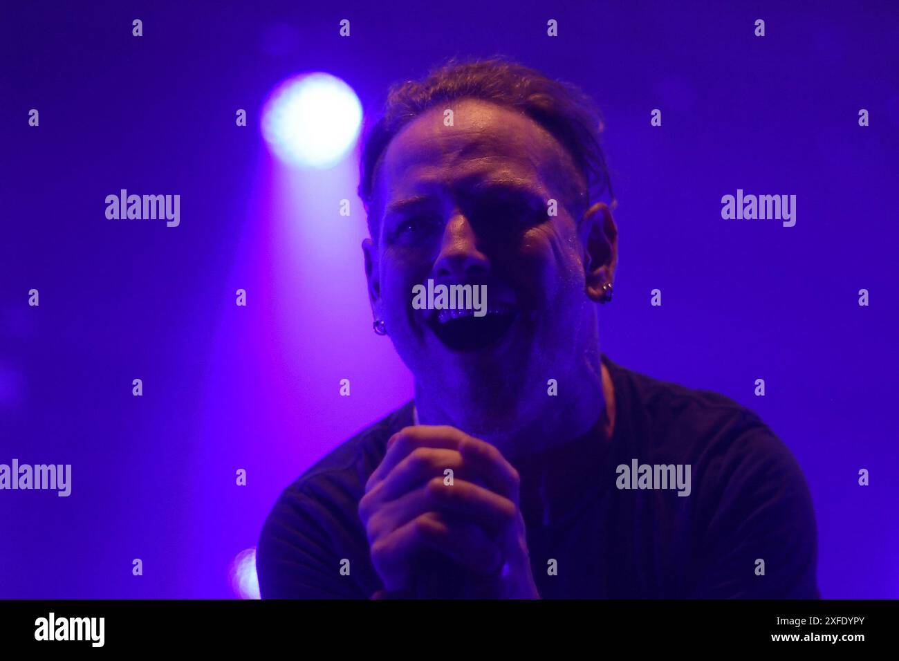 Paris, France. 02nd July, 2024. American musician Corey Taylor performs ...