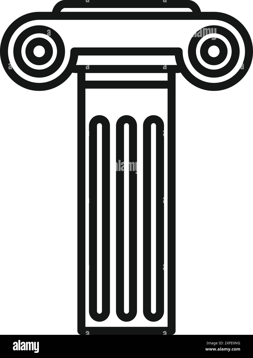 Shaft of the column Cut Out Stock Images & Pictures - Alamy