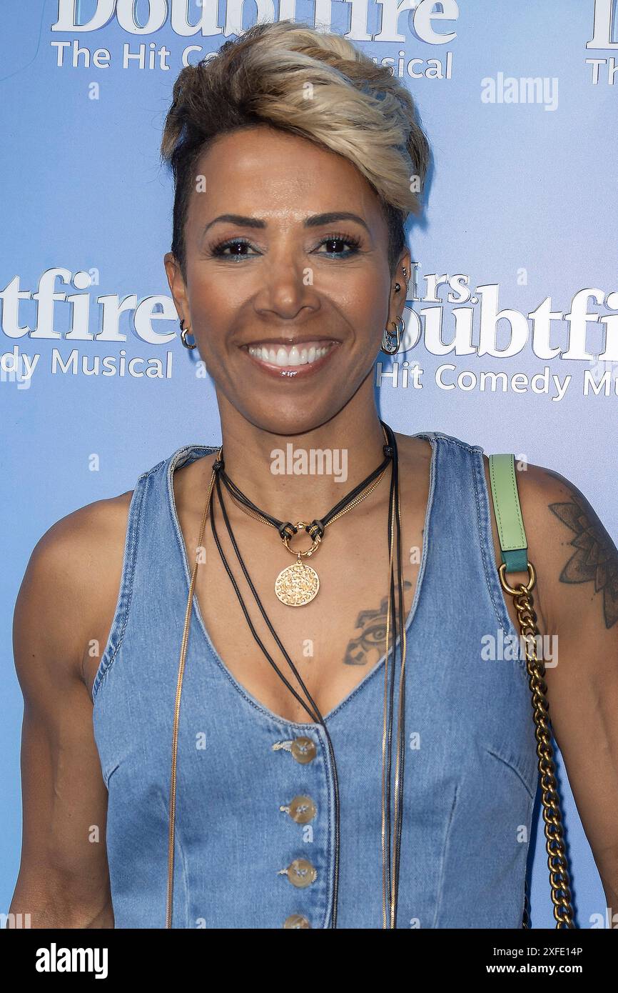 20 Jun 2024, London, England, UK - Kelly Holmes attending Mrs Doubtfire ...