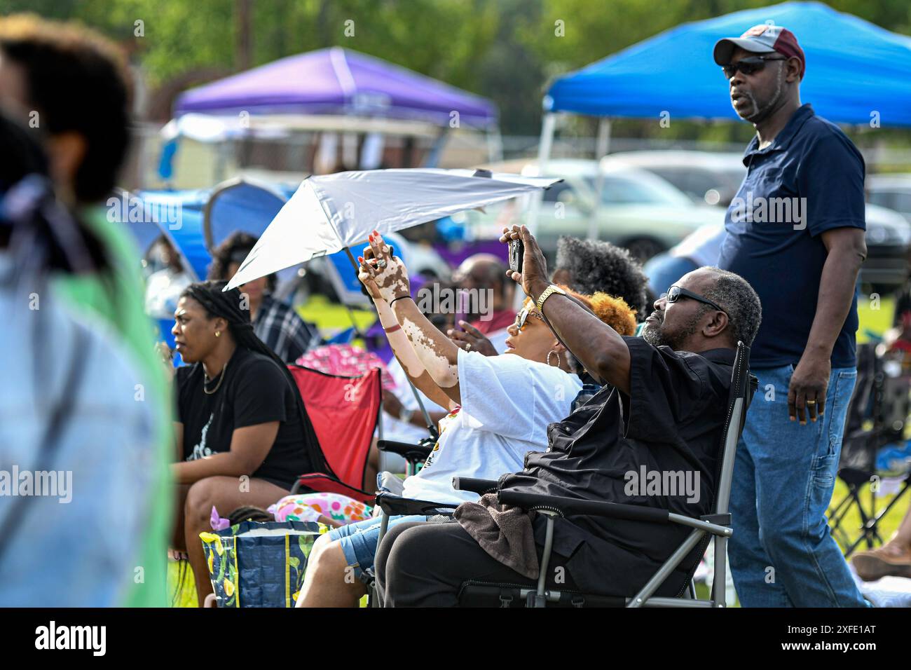 Prattville, Alabama, USA-June 19, 2024: An African-American couple ...