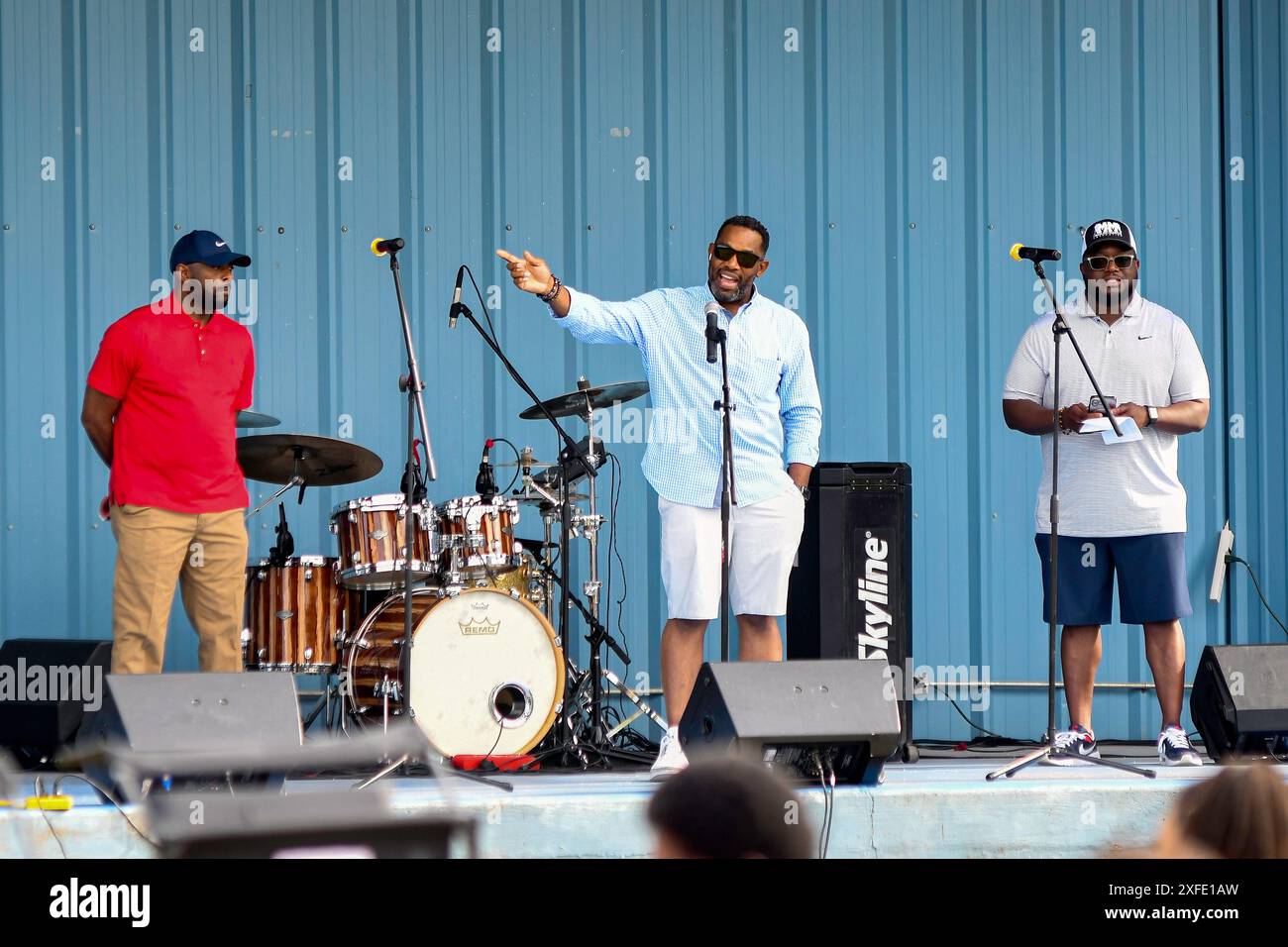 Prattville, Alabama, USA-June 19, 2024: Juneteenth Family Night Concert ...