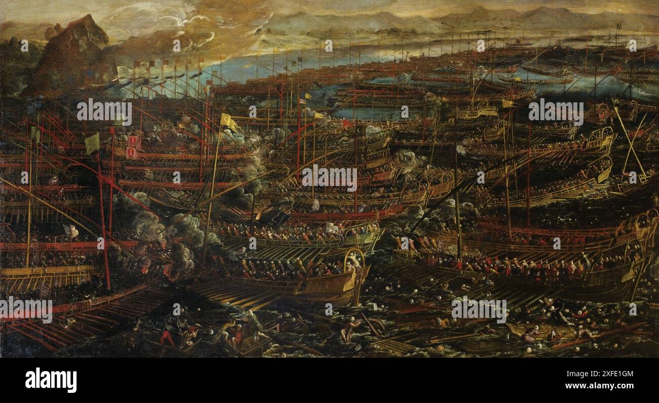 The Battle of Lepanto by Tintoretto Jacopo Tintoretto - naval ...