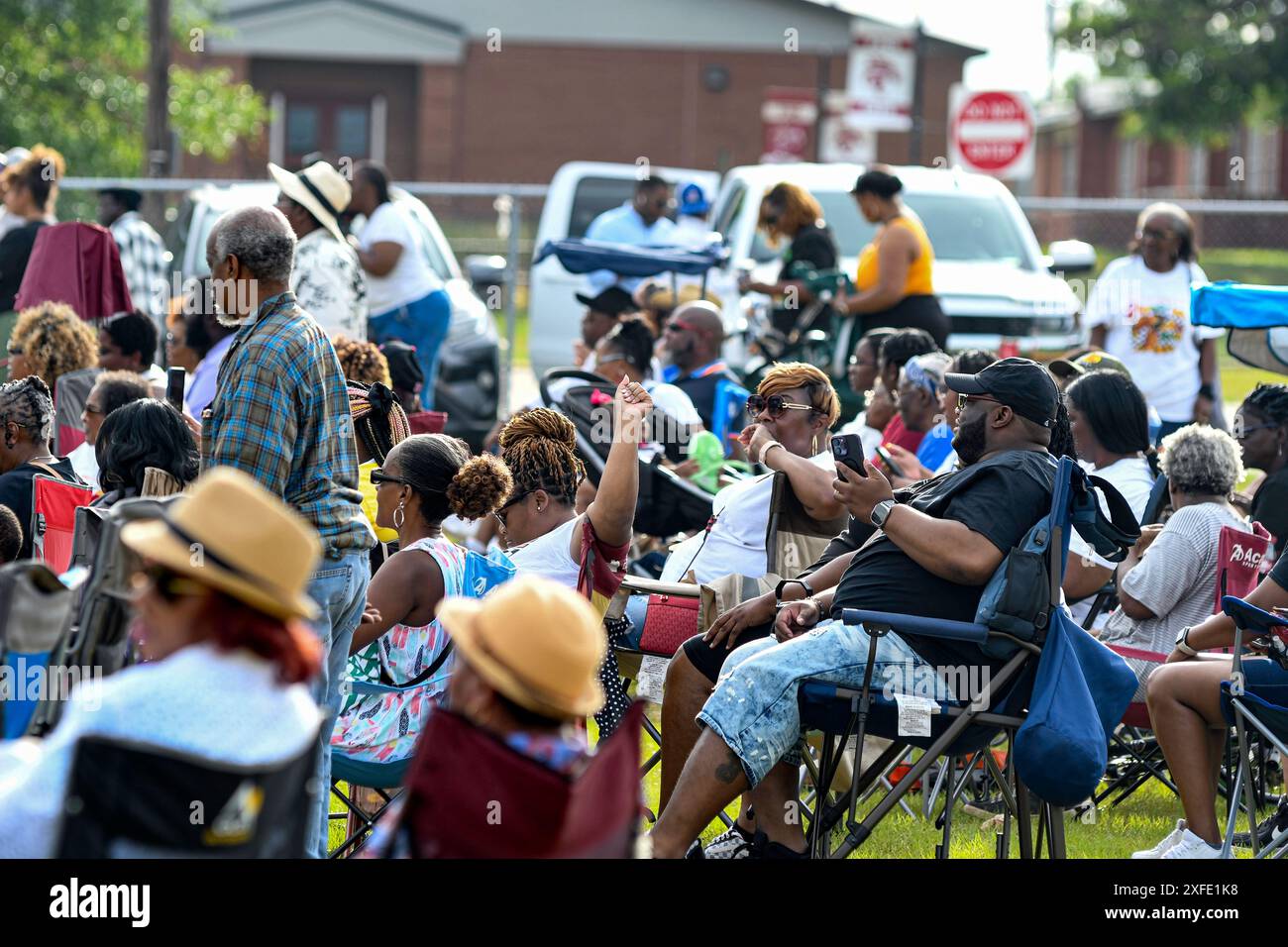 Prattville, Alabama, USA-June 19, 2024: Candid shot of the crowd ...