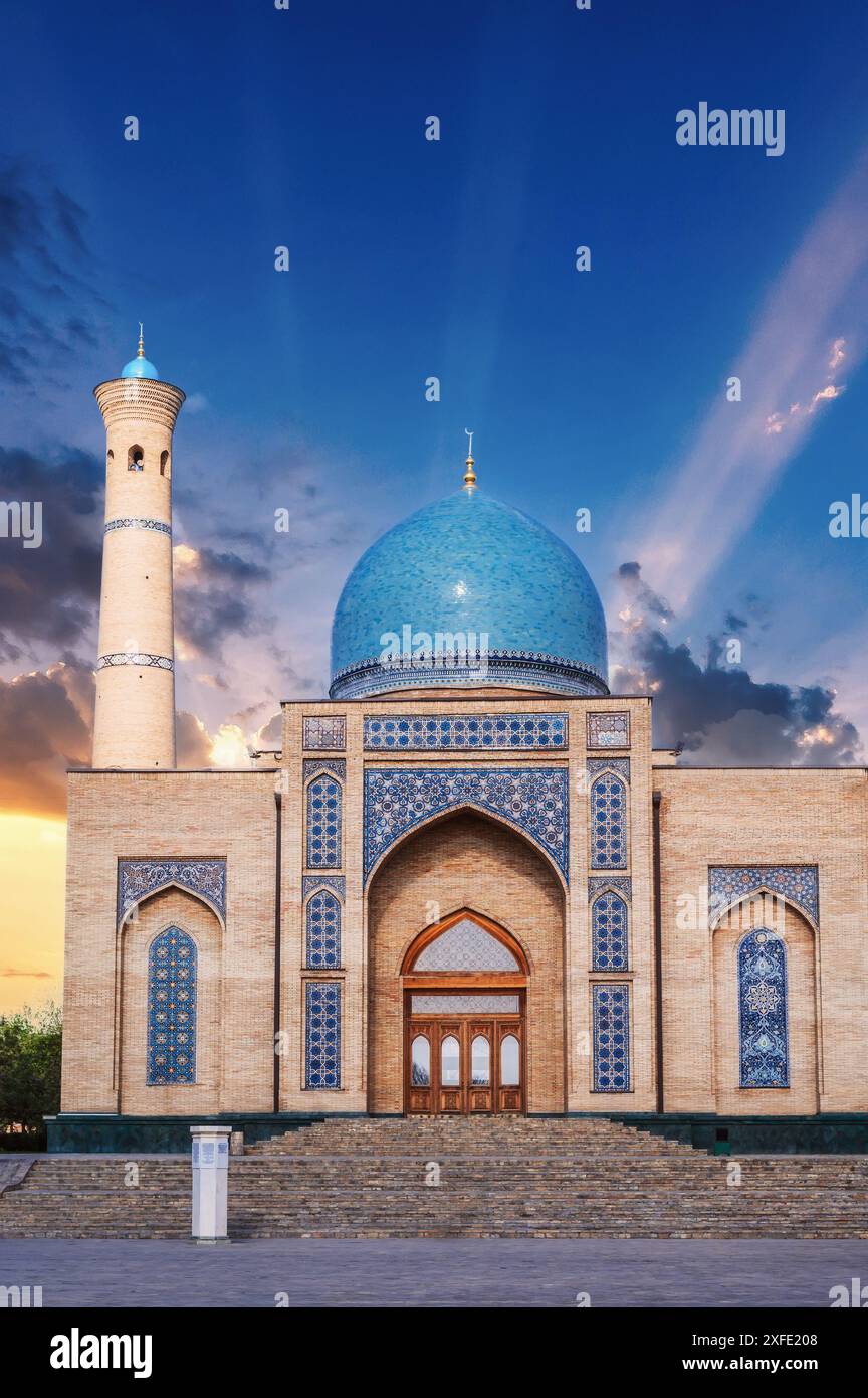 medieval Islamic mosque Hazrati Imam in Tashkent in Uzbekistan ...