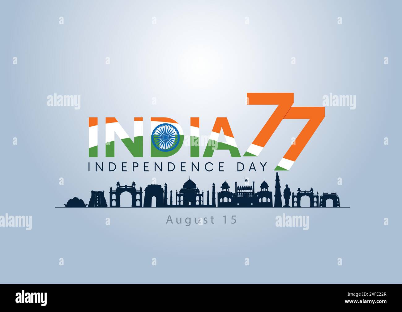 happy independence day India.15th August background. abstract vector ...