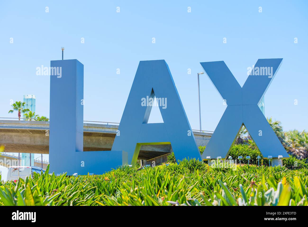 Los Angeles, California - April 8, 2024: Renowned LAX signage at Los ...