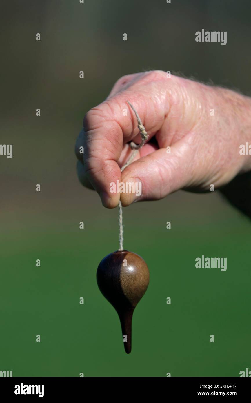 France, Territoire de Belfort, Rougegoutte, meadow, Denis Boyer, dowser ...