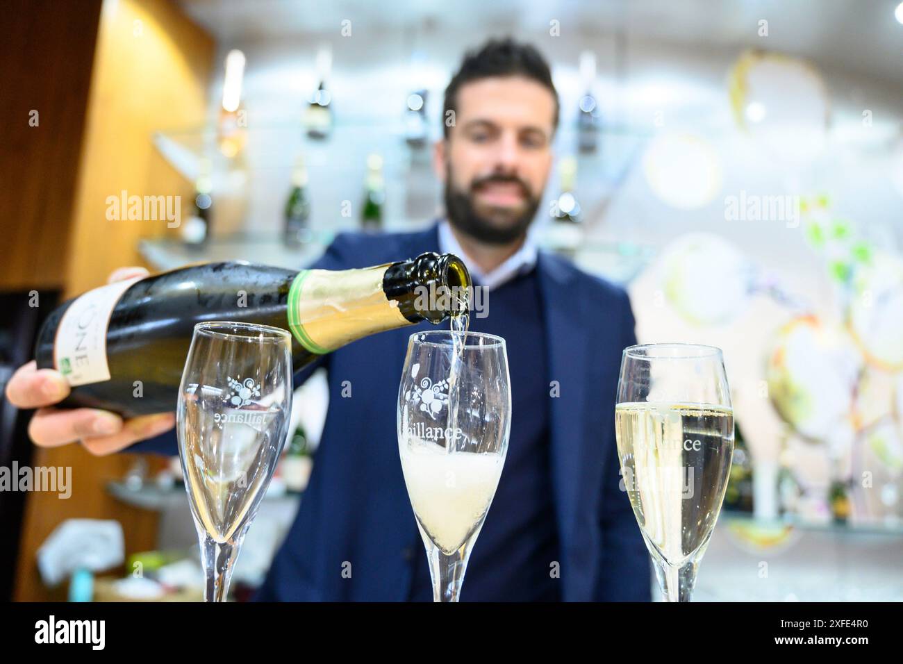 France, Drome, Die town, Jaillance wine cooperative Stock Photo - Alamy