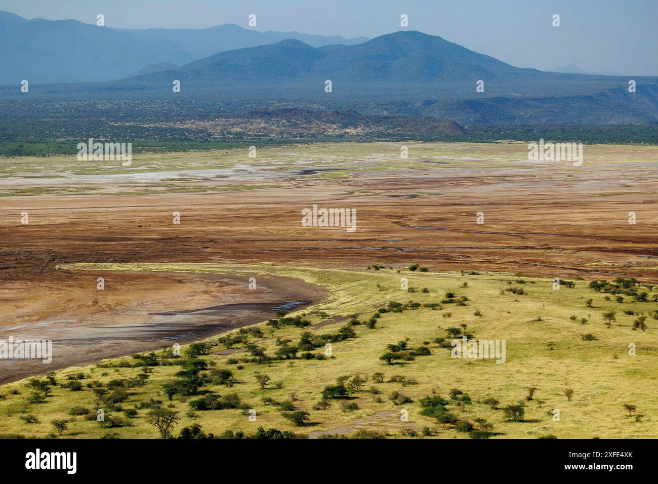 Kenya, Portion of the rift valley between Lake Magadi and Lake Natron ...