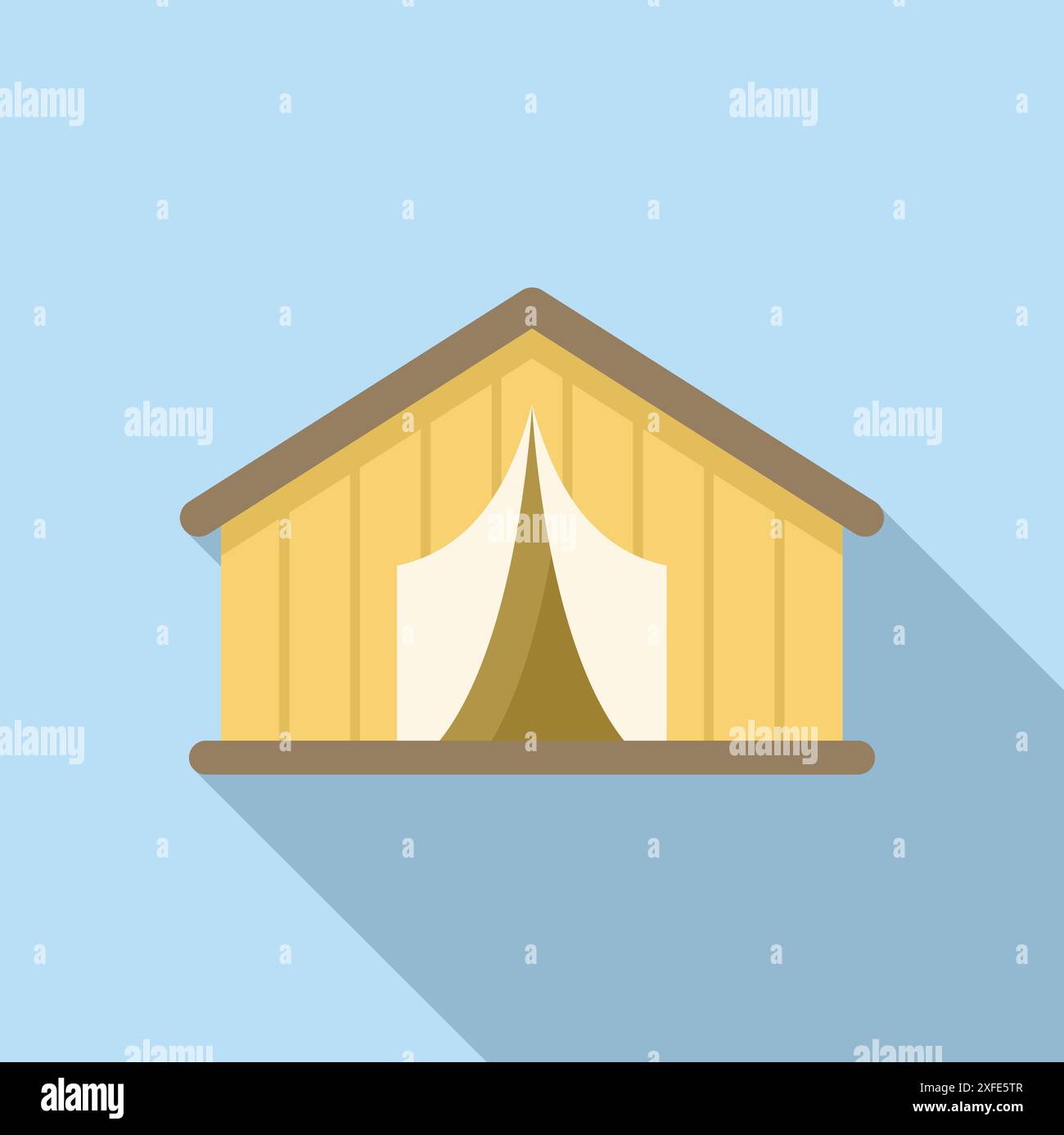 Tent its unique structure Stock Vector Images - Alamy