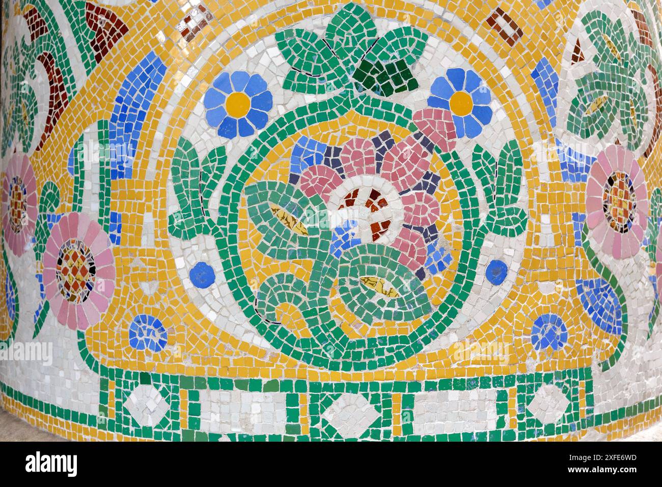 Spain, Catalonia, Barcelona, detail of the former ticket office ...