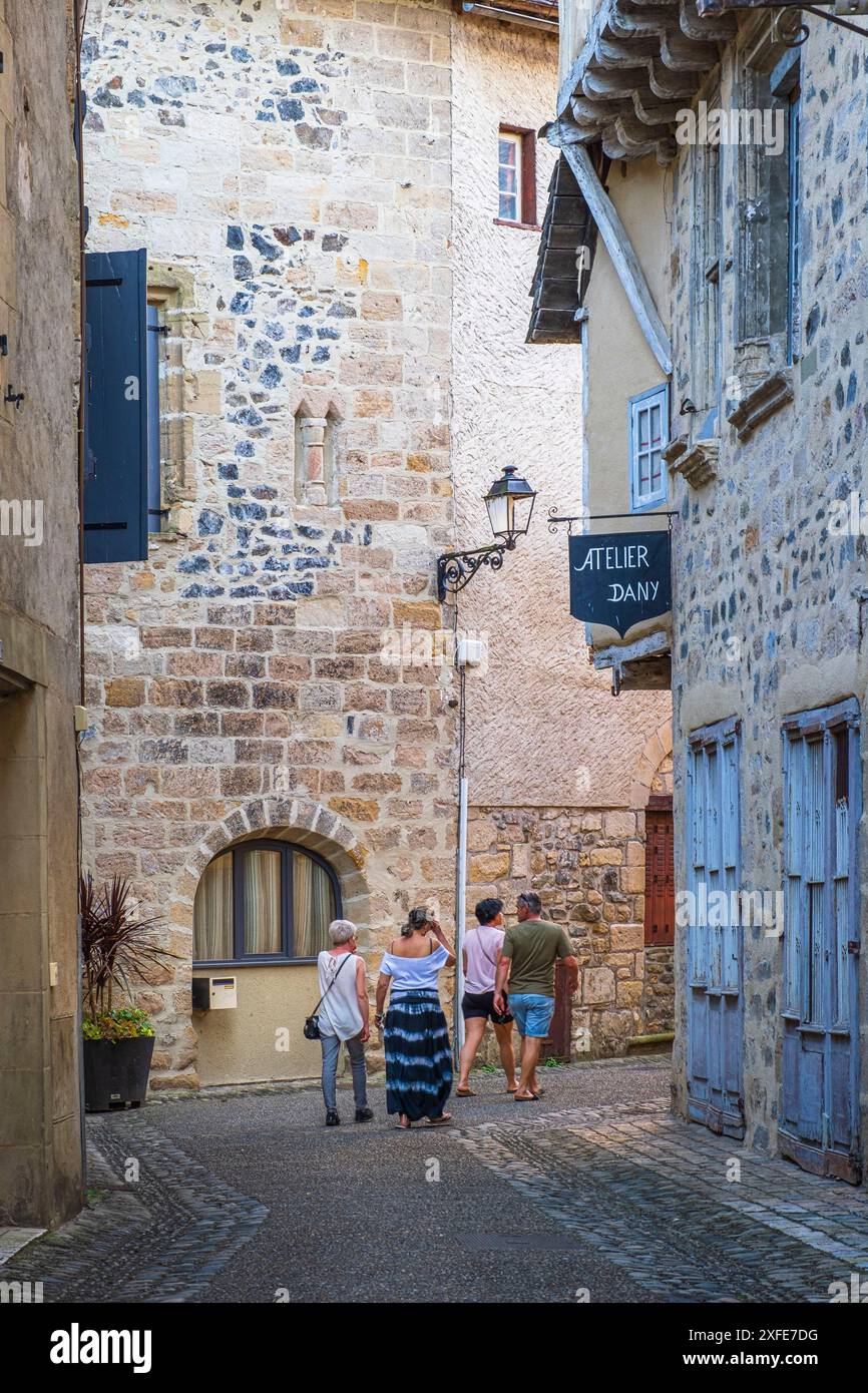 France, Correze, Beaulieu sur Dordogne, medieval village labeled Les ...