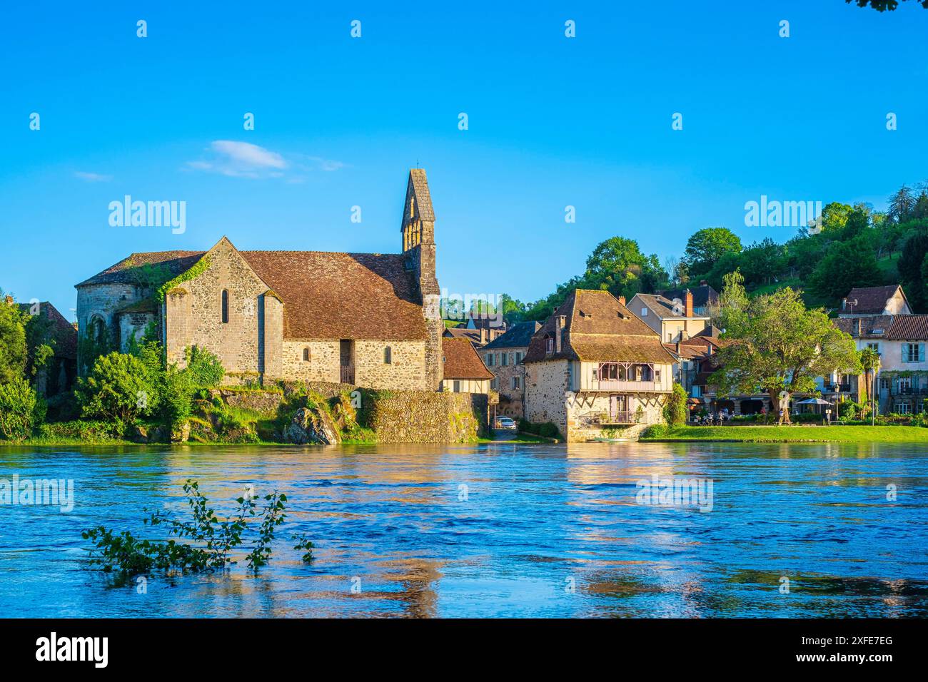 France, Correze, Beaulieu sur Dordogne, medieval village labeled Les ...