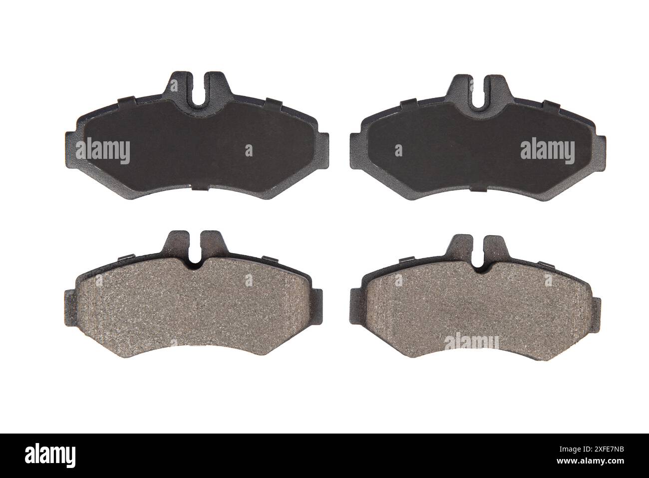 new brake pads on isolated white background Stock Photo - Alamy