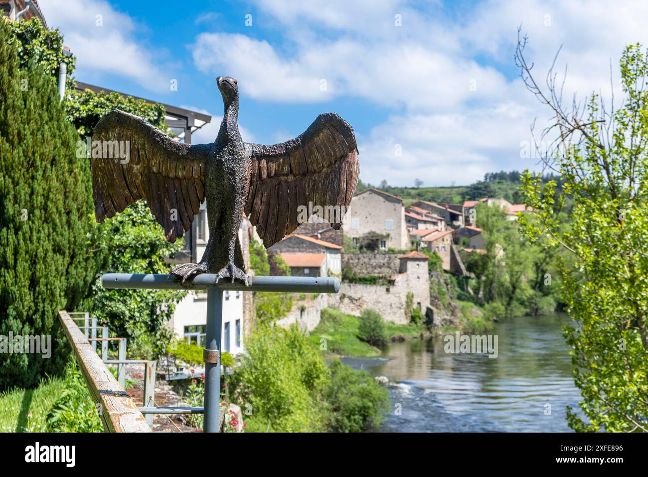 France, Haute Loire, Lavoute Chilhac, labeled The Most Beautiful ...