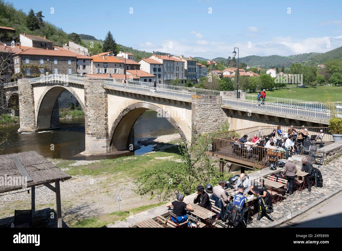 France, Haute Loire, Lavoute Chilhac, labeled The Most Beautiful ...