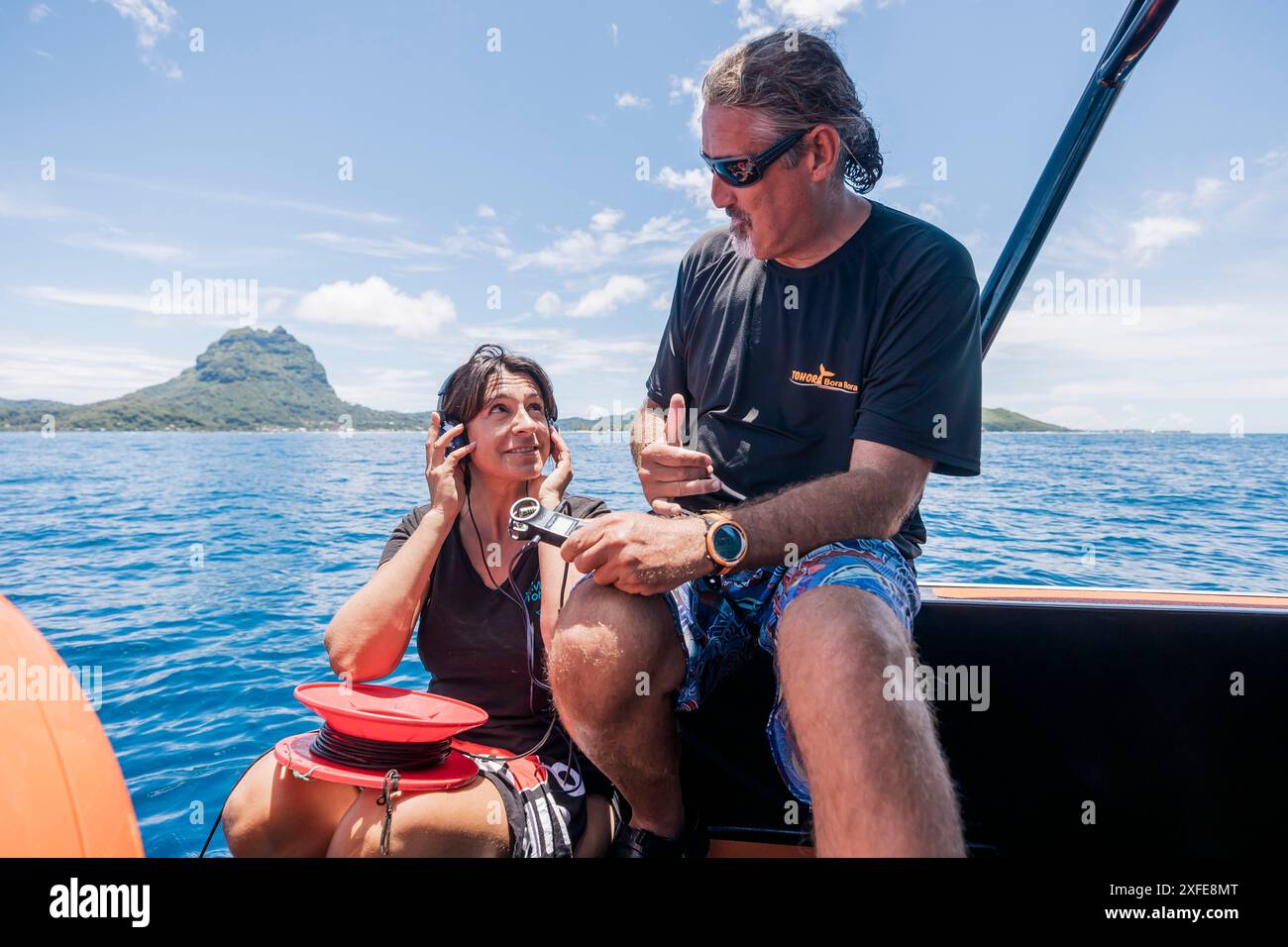 French Polynesia, Society Islands, Monitoring of Manta Rays by the ...