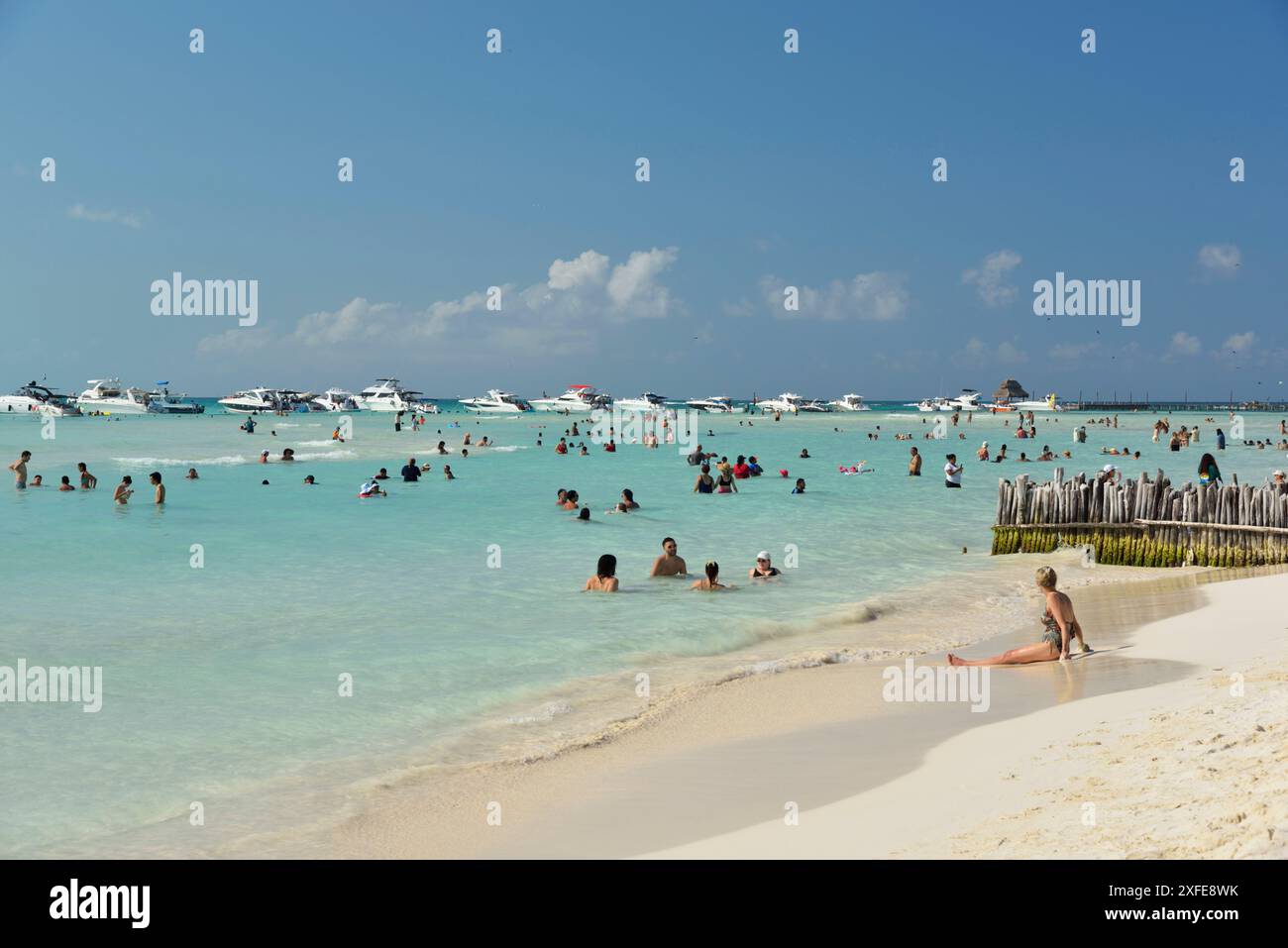 Mexico, Quintana Roo state, Riviera maya, Isla Mujeres, Playa norte ...