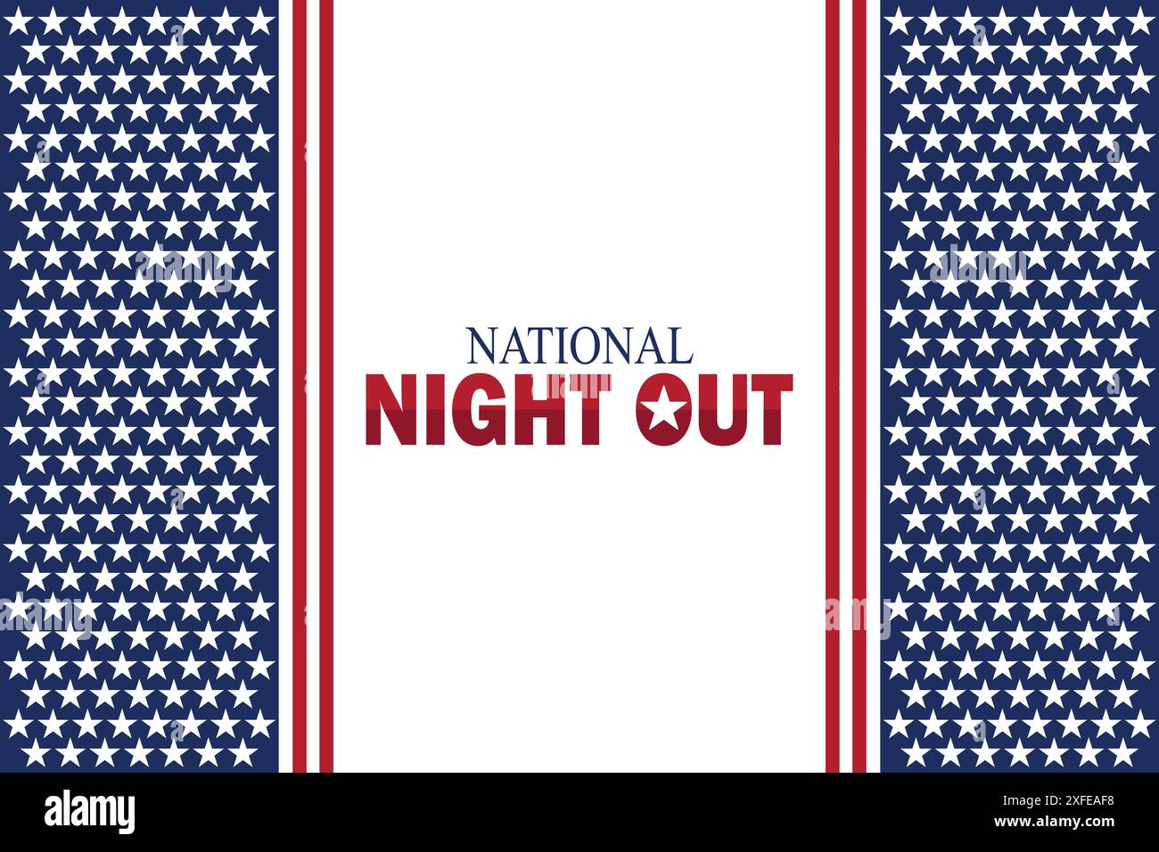 National Night Out. Holiday concept. Template for background, banner ...
