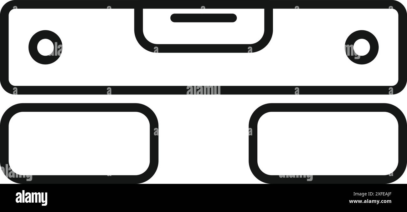 Perfectly horizontal Stock Vector Images - Alamy