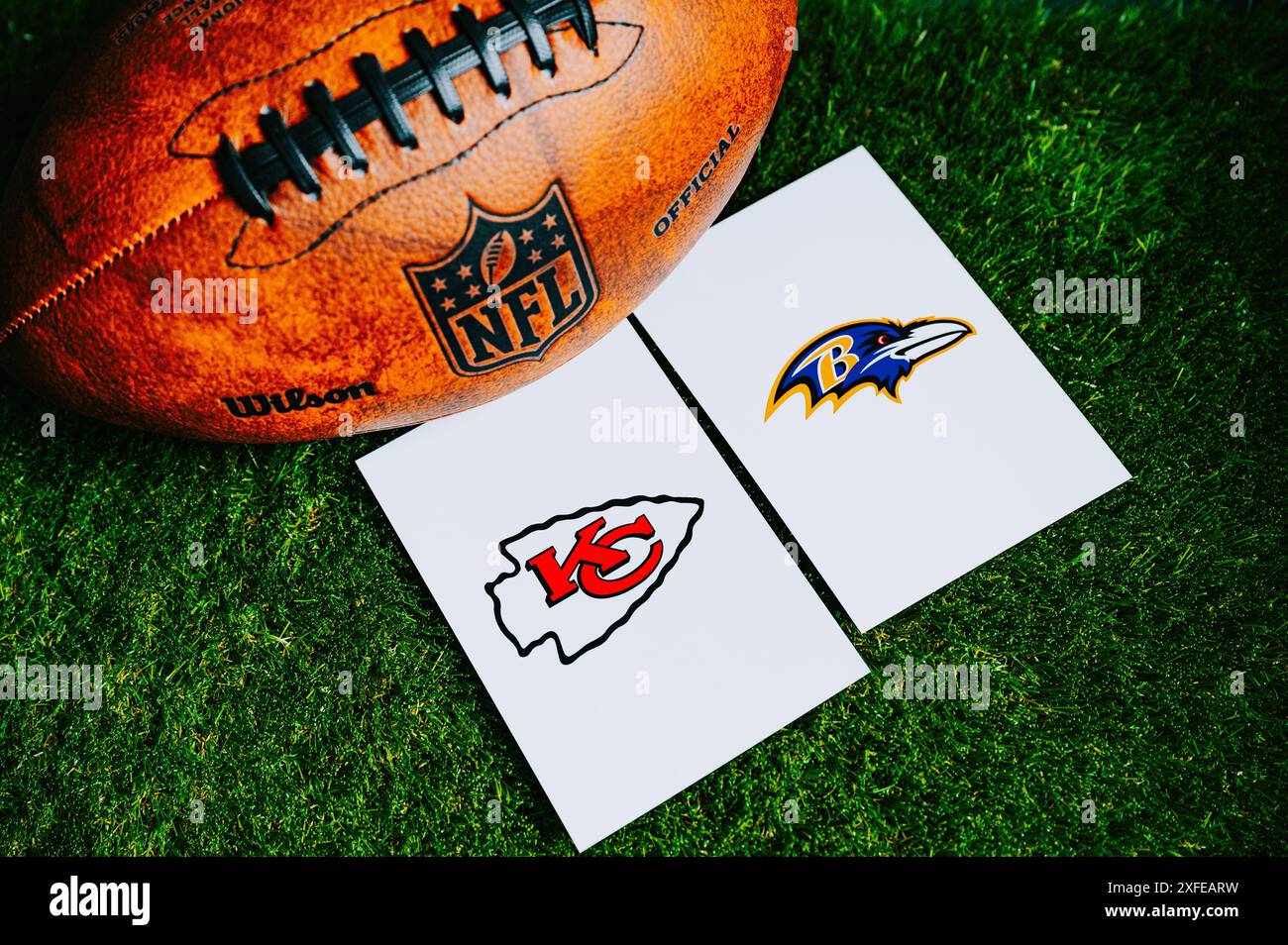 BALTIMORE, USA, JULY 2, 2024: Kansas City Chiefs vs Baltimore Ravens ...