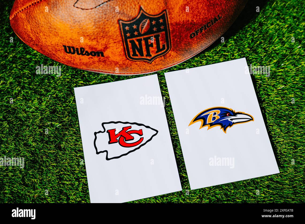 BALTIMORE, USA, JULY 2, 2024: Kansas City Chiefs vs Baltimore Ravens ...