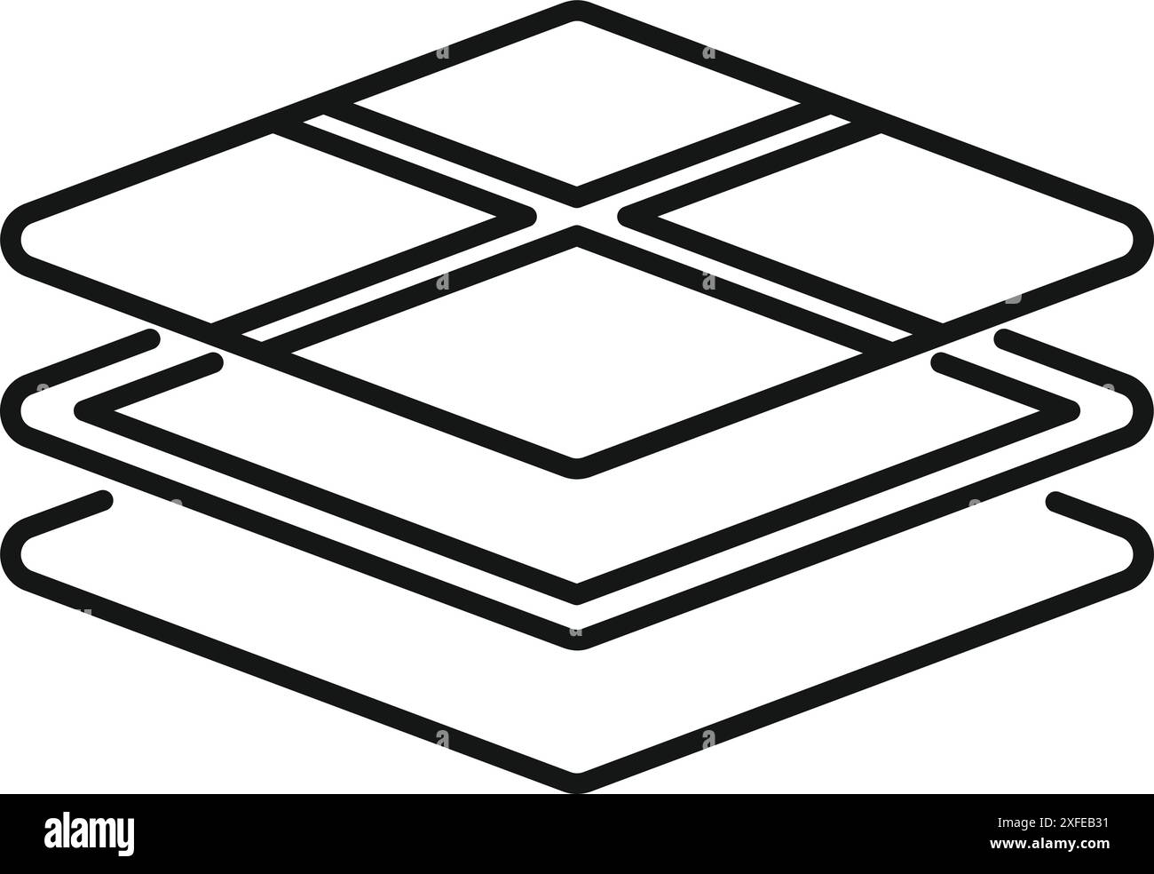 Building material layer line icon hi-res stock photography and images ...