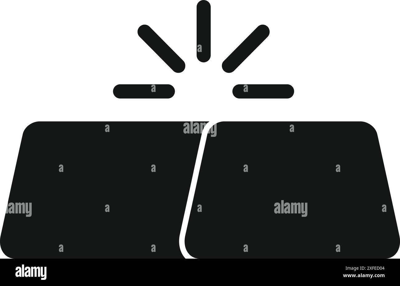 Black gold bar shining with value and success concept Stock Vector ...