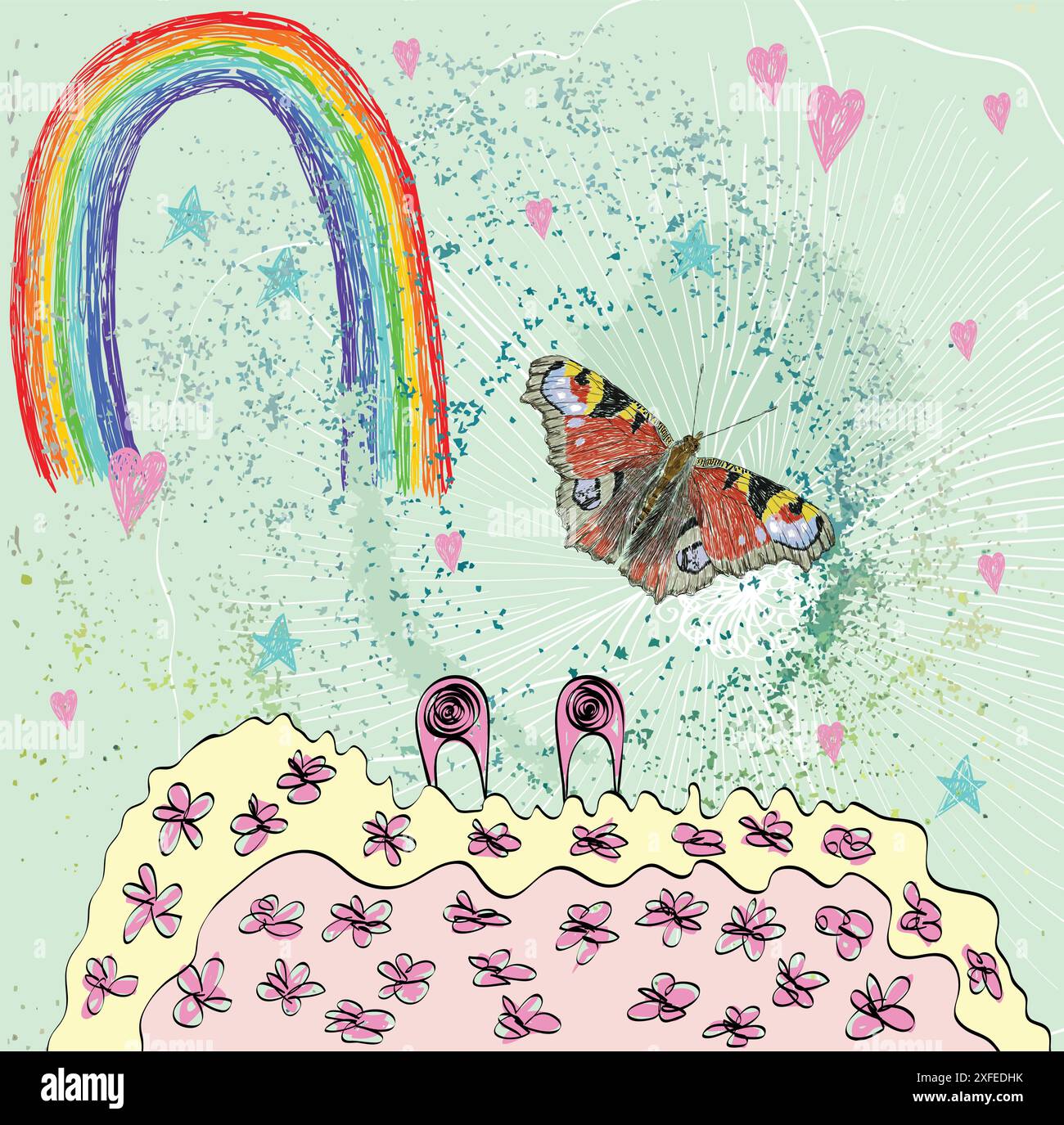 Top view bright toy Stock Vector Images - Alamy