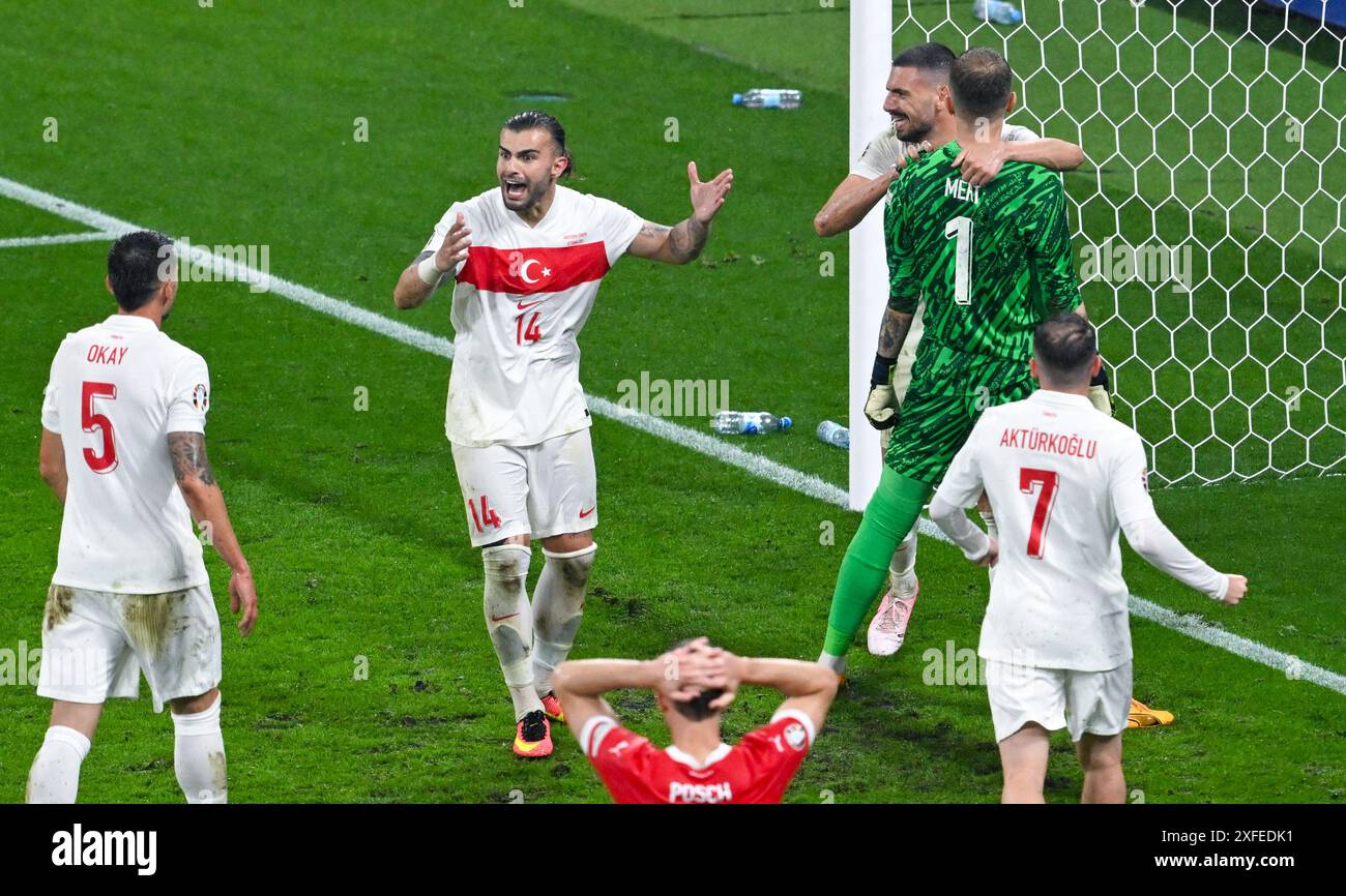02 July 2024, Saxony, Leipzig: Soccer: European Championship, Austria ...
