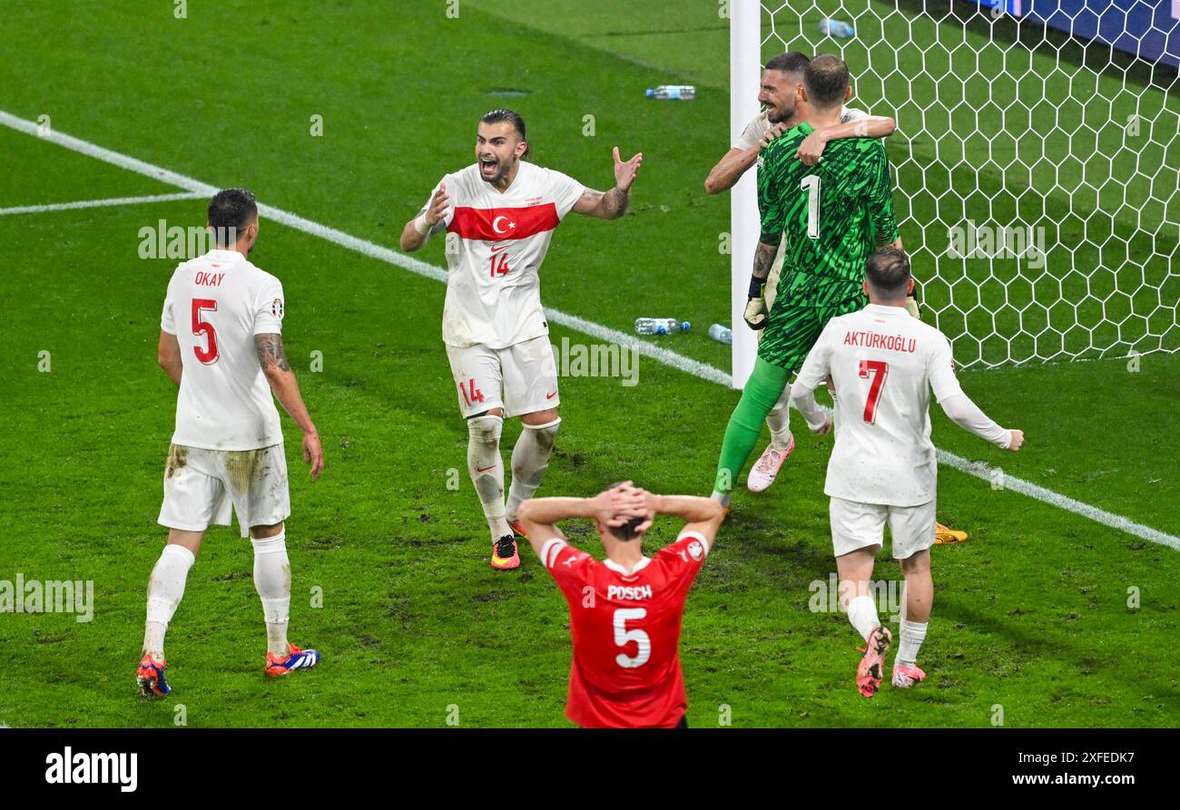 02 July 2024, Saxony, Leipzig: Soccer: European Championship, Austria ...