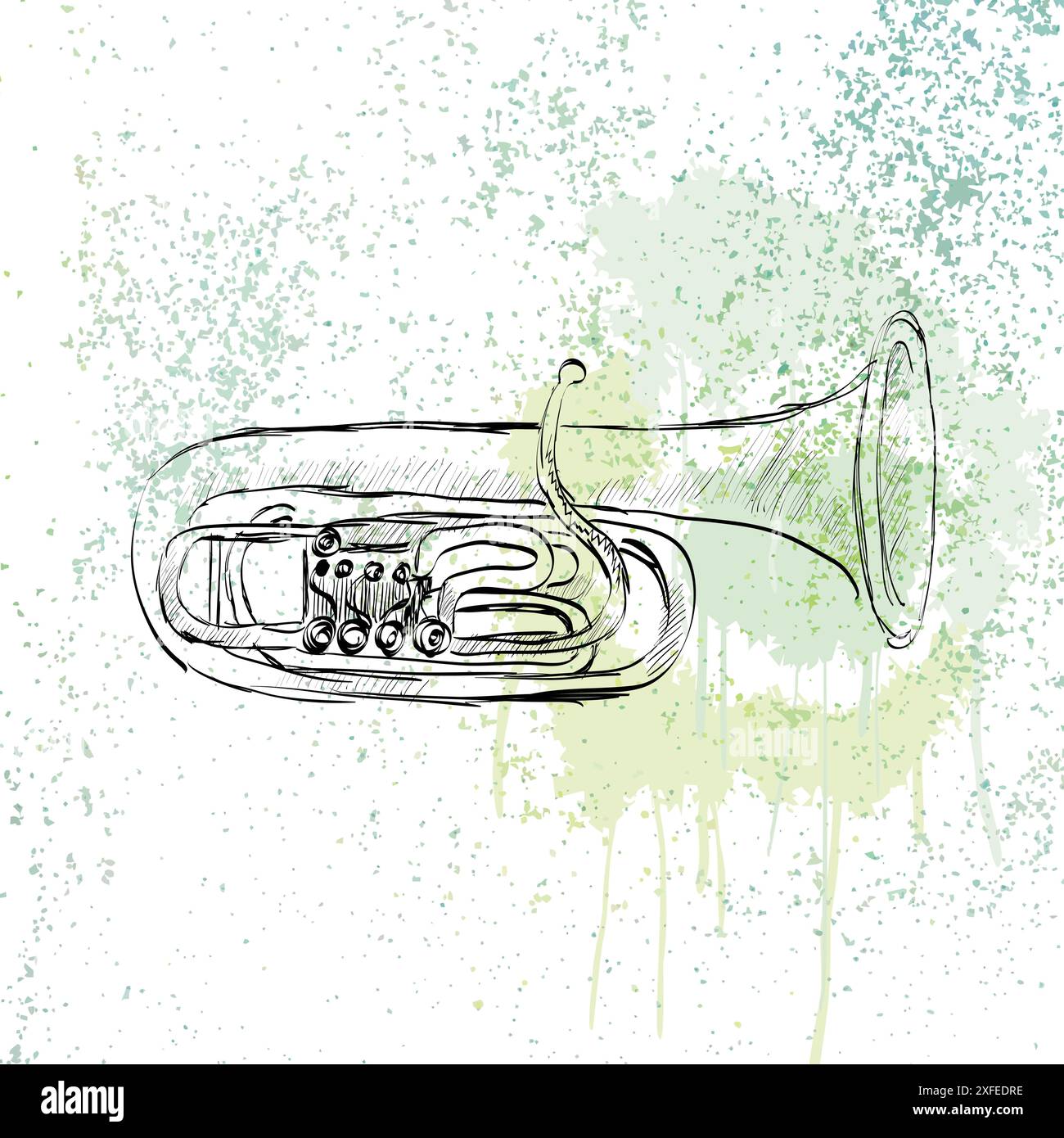 Tuba design hi-res stock photography and images - Alamy