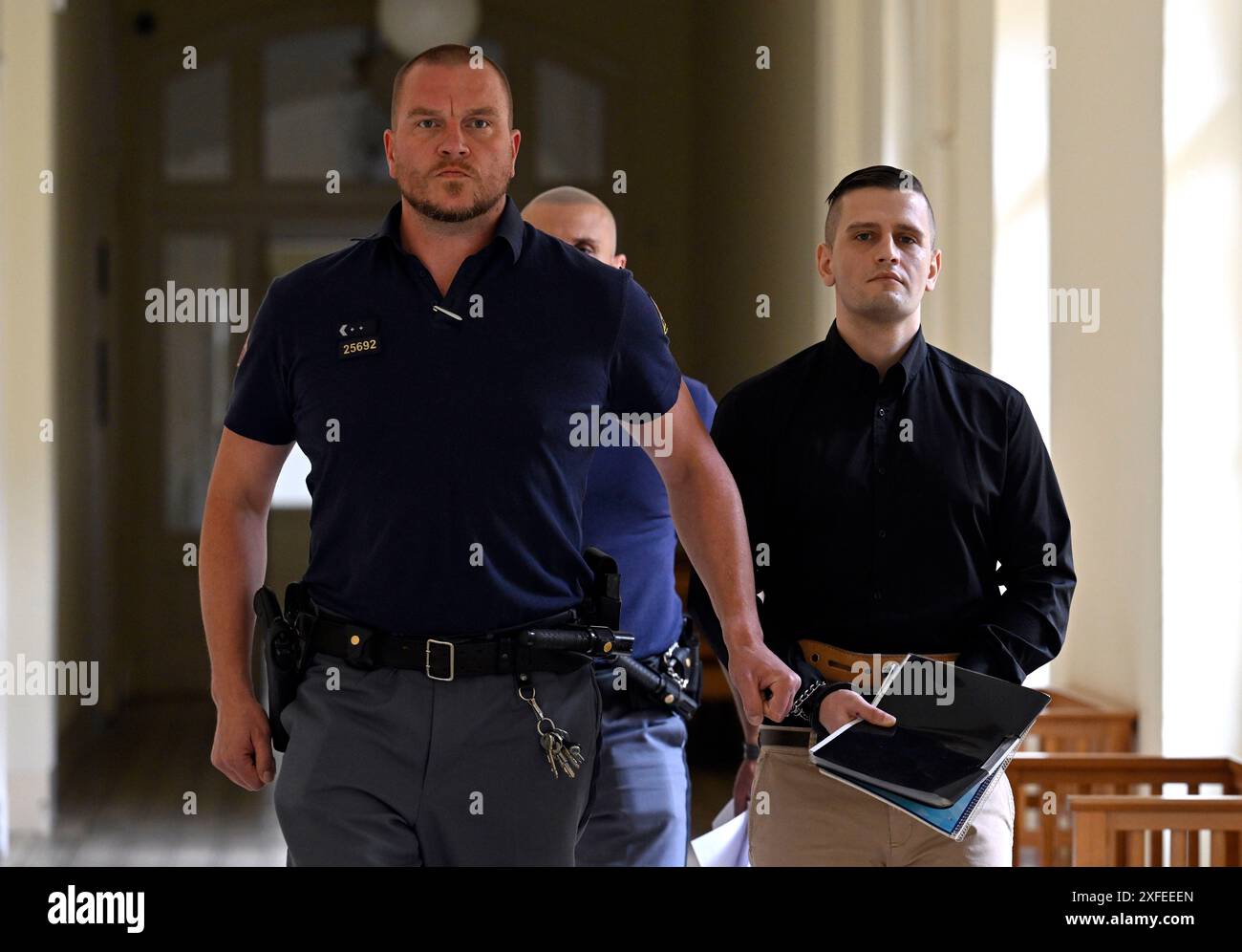Prague, Czech Republic. 03rd July, 2024. Trial of Czech Filip Siman ...