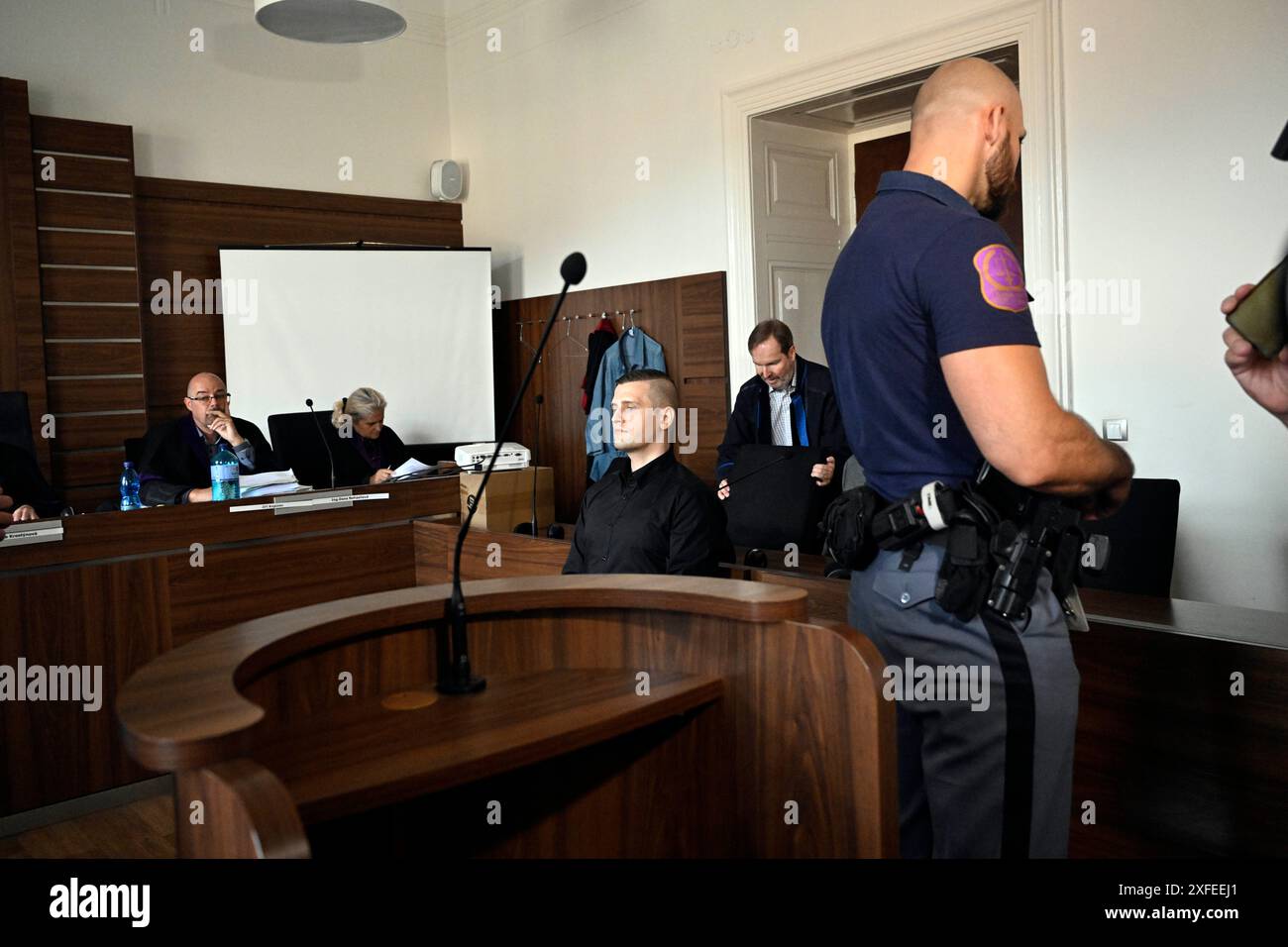 Prague, Czech Republic. 03rd July, 2024. Trial of Czech Filip Siman ...