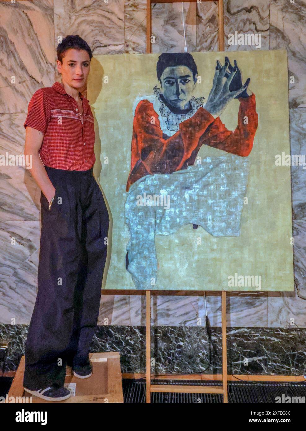 London, UK. 03rd July, 2024. Sara Berman (Pictured). Pray, 2024 signed ...