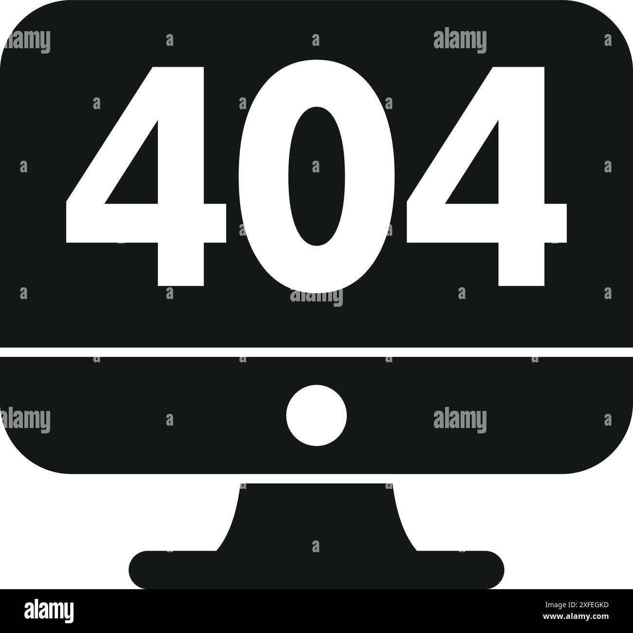 Simple icon representing server Black and White Stock Photos & Images ...