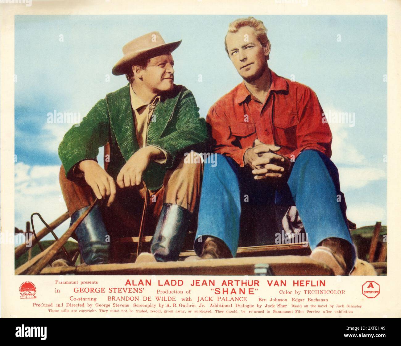 Shane 1953 alan ladd hi-res stock photography and images - Alamy