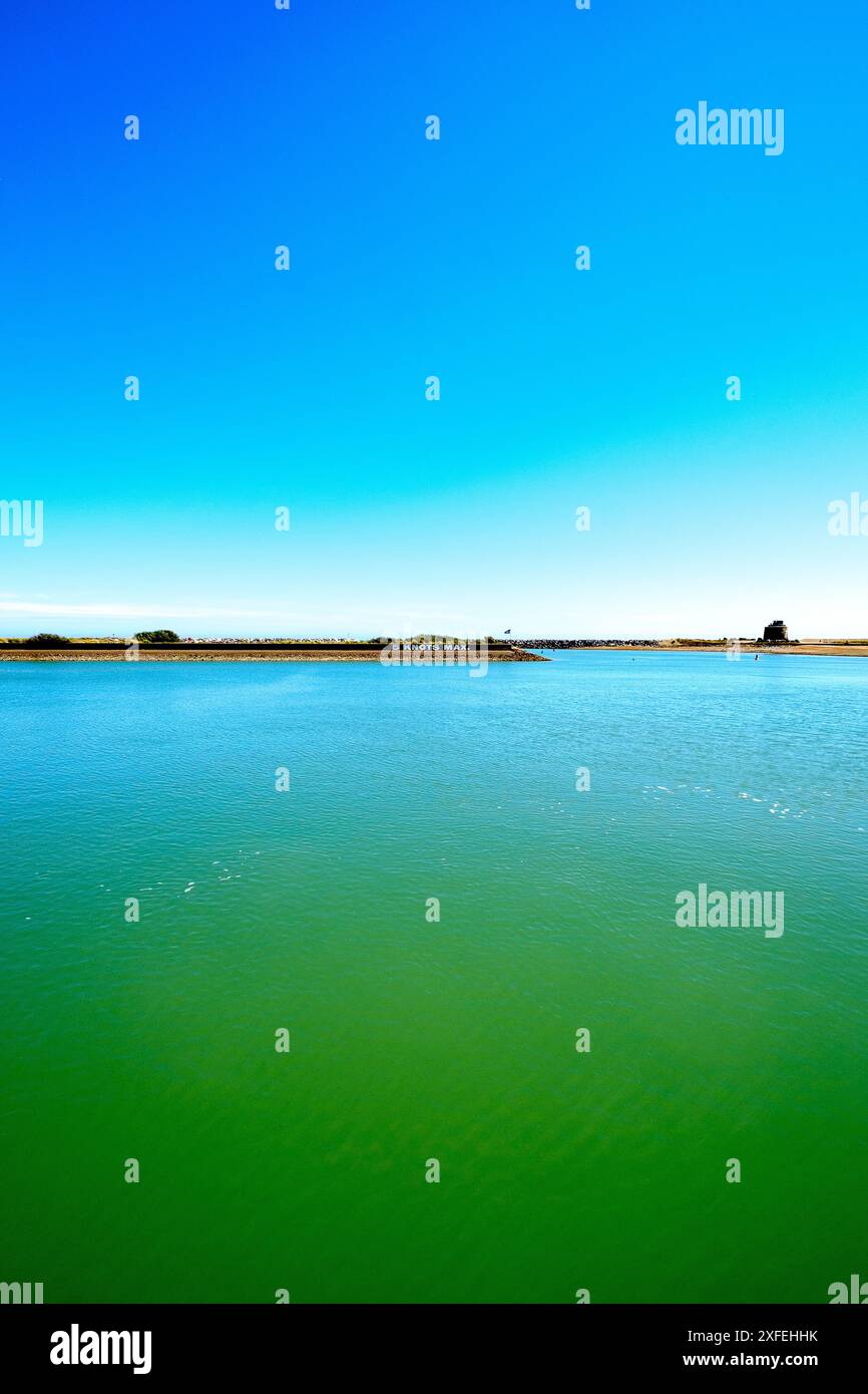 the East Harbour Arm of Sovereign Harbour, Eastbourne, East Sussex as ...