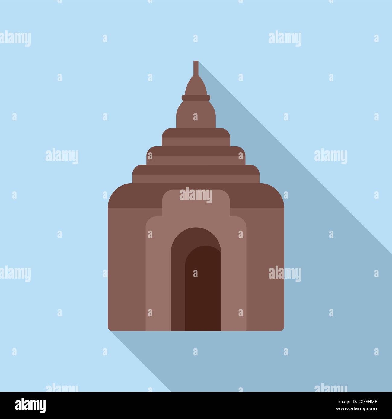 Sunny ancient architecture Stock Vector Images - Alamy