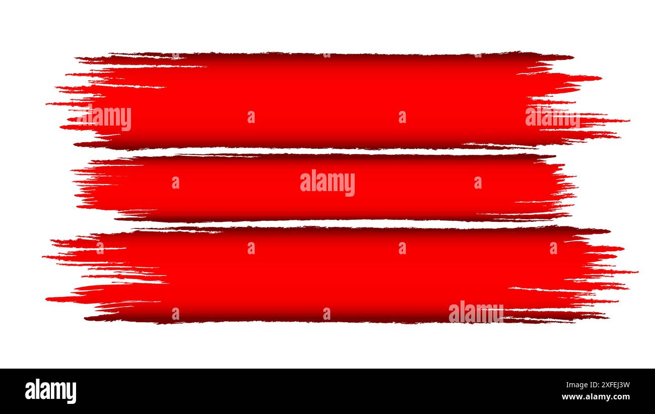 grunge texture cracked red color with white background Stock Vector ...